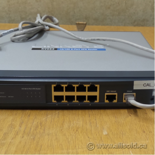 Linksys Cisco RV082 10/100 8 Port VPN Router - Allsold.ca - Buy & Sell ... Linksys Cisco RV082 10/100 8 Port VPN Router - Allsold.ca - Buy & Sell ...